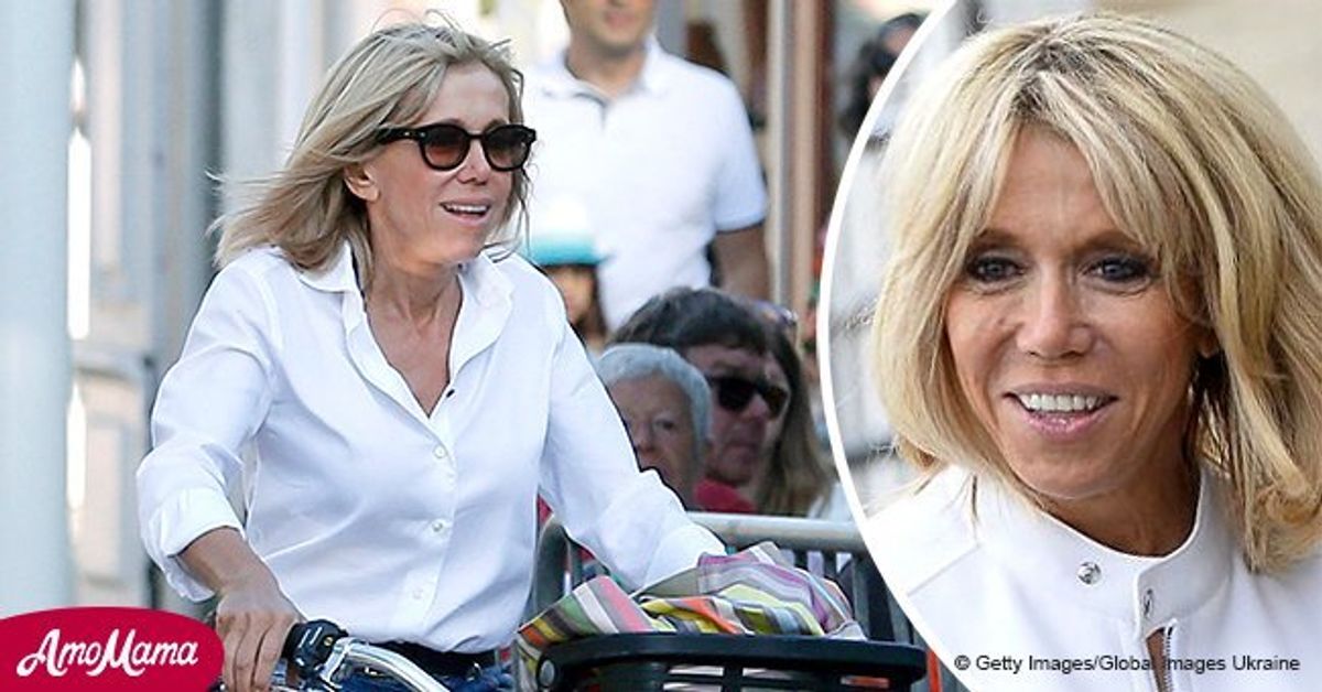 Brigitte Macron en mini short dévoile son corps musclé lors d’une ...