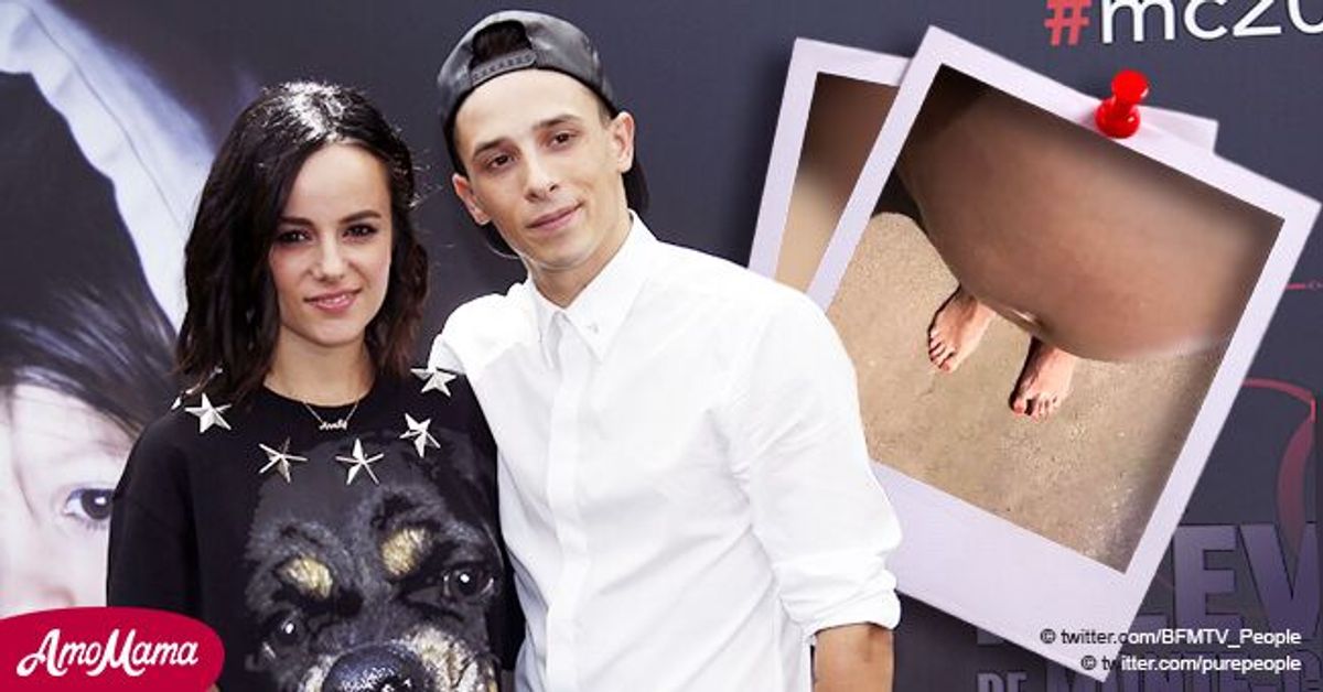 Alizée est enceinte, elle montre une photo rare de son ventre sur la plage