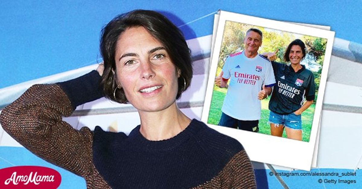 Alessandra Sublet, "la fille à papa", présente son charmant père, Joël