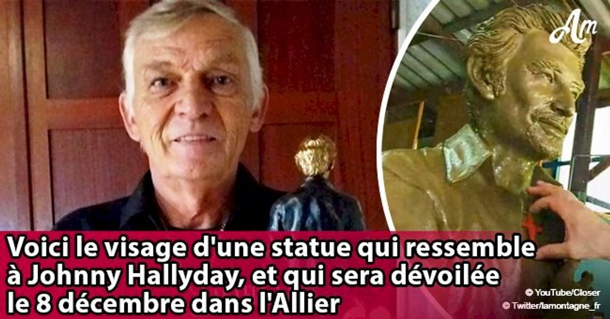 La photo de la statue de Johnny Hallyday qui sera dévoilée samedi dans ...