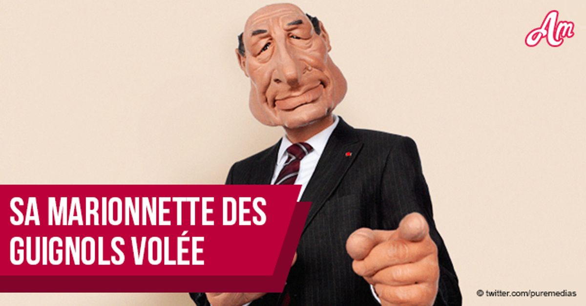 Jacques Chirac : La marionnette des Guignols est volée et mise en vente