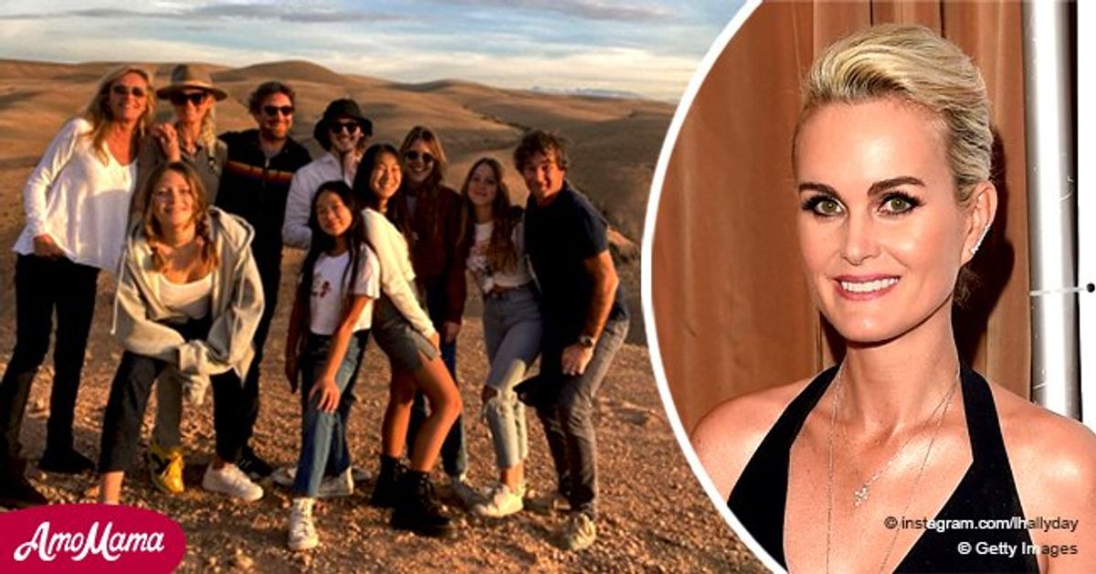 Laeticia Hallyday et Pascal Balland apparaissent sur la photo de ...