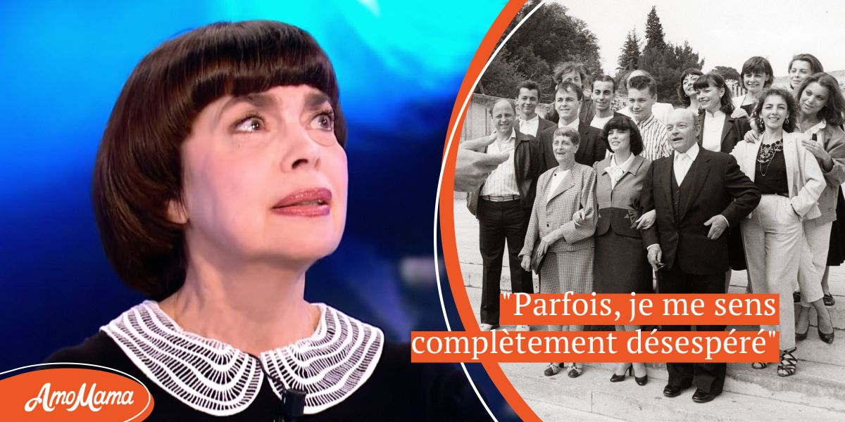 À 14 ans, Mireille Mathieu travaillait à l'usine, aidant sa pauvre mère ...