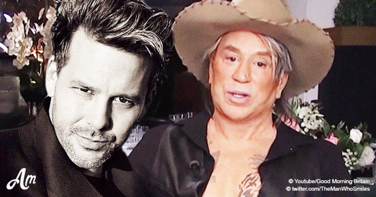 Mickey Rourke donne une interview déconcertante et montre son physique ...