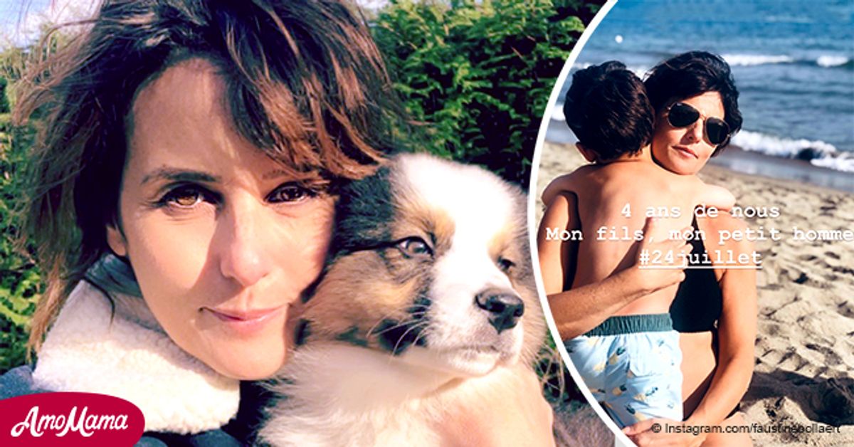 Faustine Bollaert a écrit un message rempli d’amour à son fils, pour ...