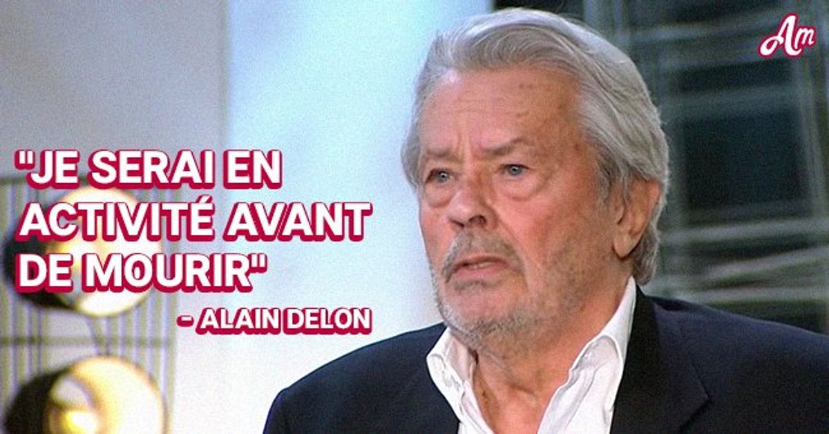 Alain Delon donne des nouvelles de sa santé, 2 ans après son AVC