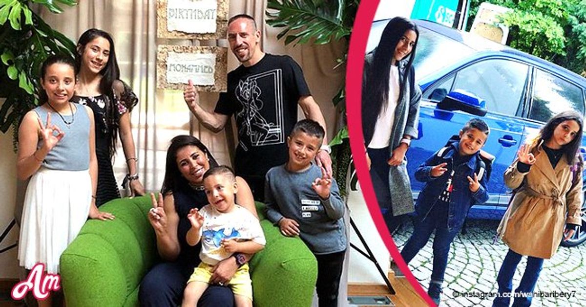Rencontrez les cinq enfants de Franck Ribéry