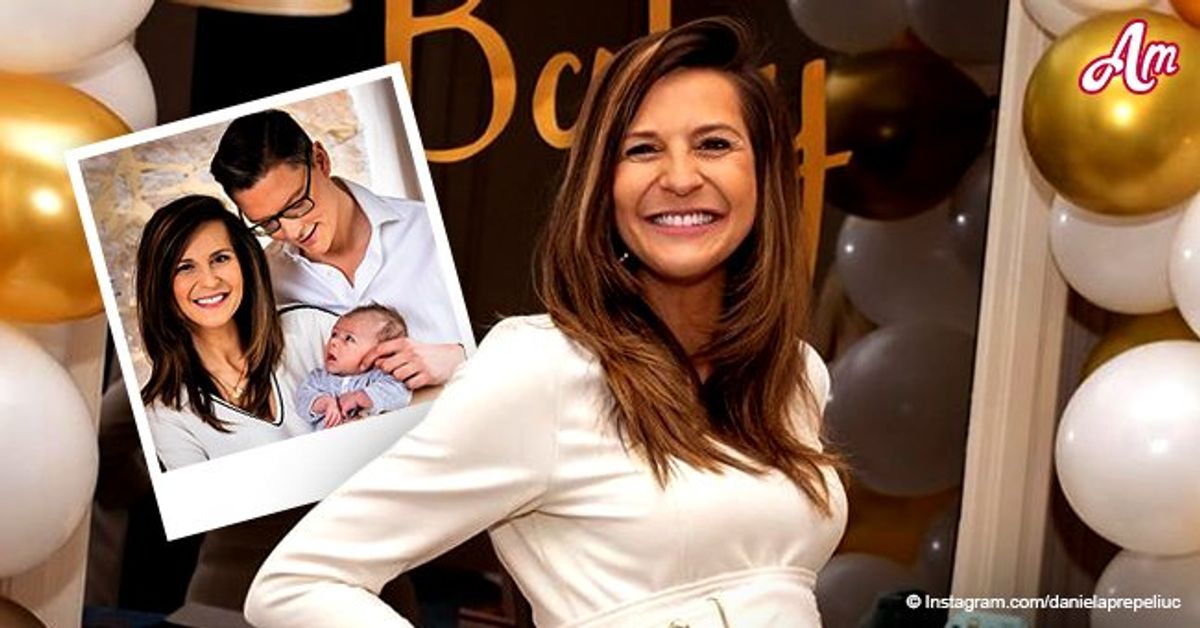 L’ancienne présentatrice météo Daniela Prepeliuc montre le visage de ...