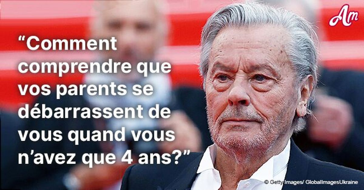 Alain Delon raconte comment ses parents l'ont abandonné à l'âge de 4 ans